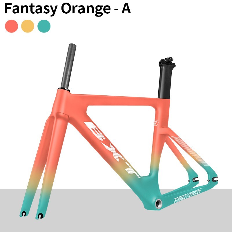 Carbon Track Frame 700C With Fork Seatpost Fixed Gear Carbon Track Bike ...