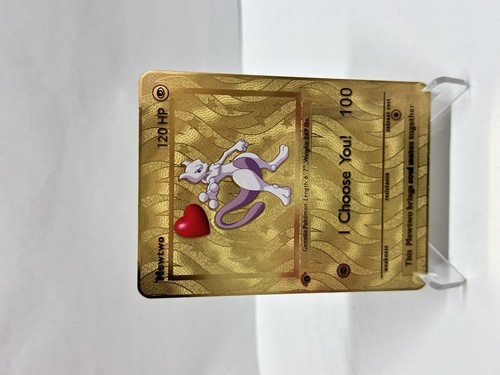 Mewtwo 120HP Metal POKEMON Card-Collectible Gift Display！ | eBay