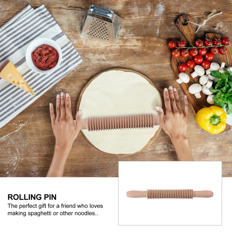 1pc Spaghetti Thread Rolling Stick Professional Dough Roller Bakers ...