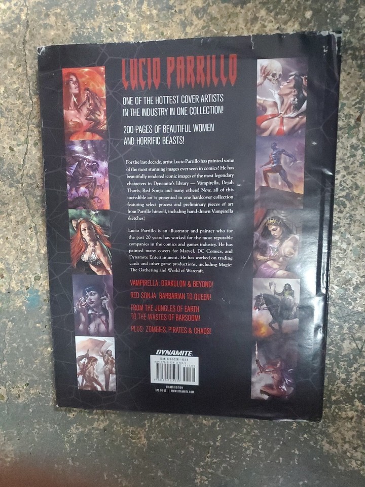 The Dynamite Art Of Lucio Parrillo Signed Edition Hardcover Book 2020 ...