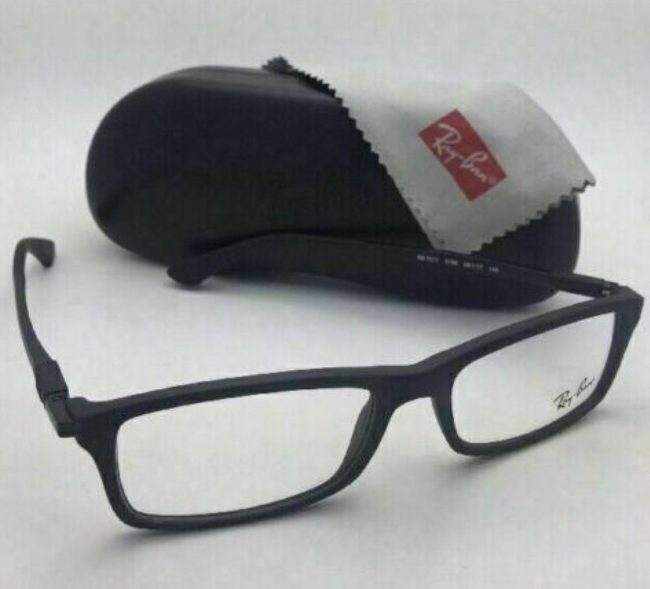New Ray-Ban Reading Glasses RB 7017 5196 54-17 145 Matte Black Frames ...