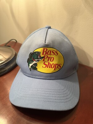 Bass Pro Shops Trucker Snapback Adjustable One Size Light Blue | eBay