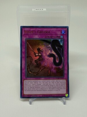 Yu-Gi-Oh Viper's Grudge BLMR-EN022. Ultra Rare Trap Card TCG Foil | eBay