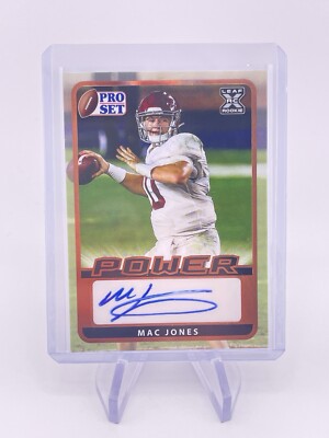 MAC JONES 2021 LEAF PRO SET AUTO AUTOGRAPH ROOKIE RC SIGNATURE Jaguars ...