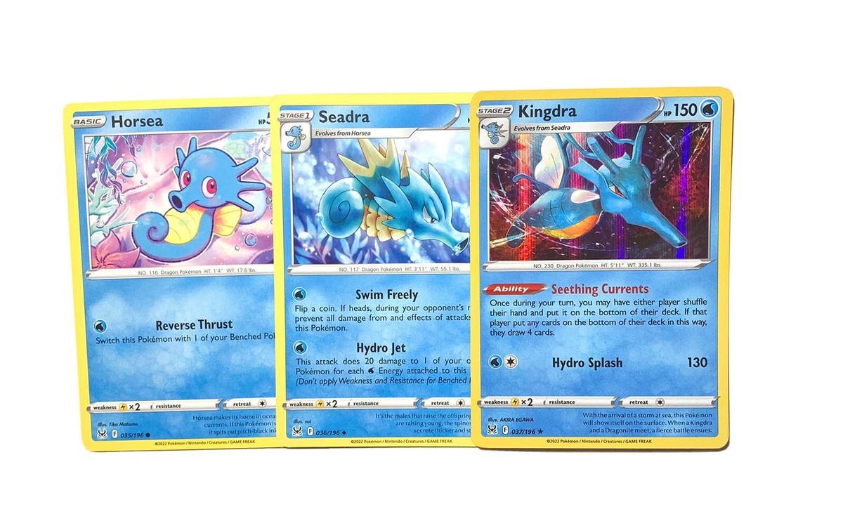 Pokemon Kingdra Evolution Chart