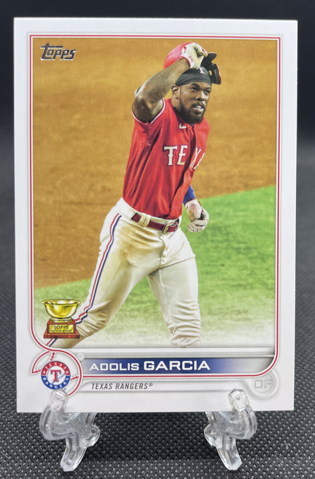 2022 Topps Series 2 #652 Adolis Garcia - Texas Rangers BASE BASEBALL ...