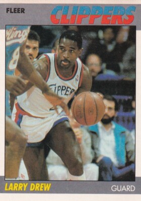 LARRY DREW 1987-88 Fleer | eBay
