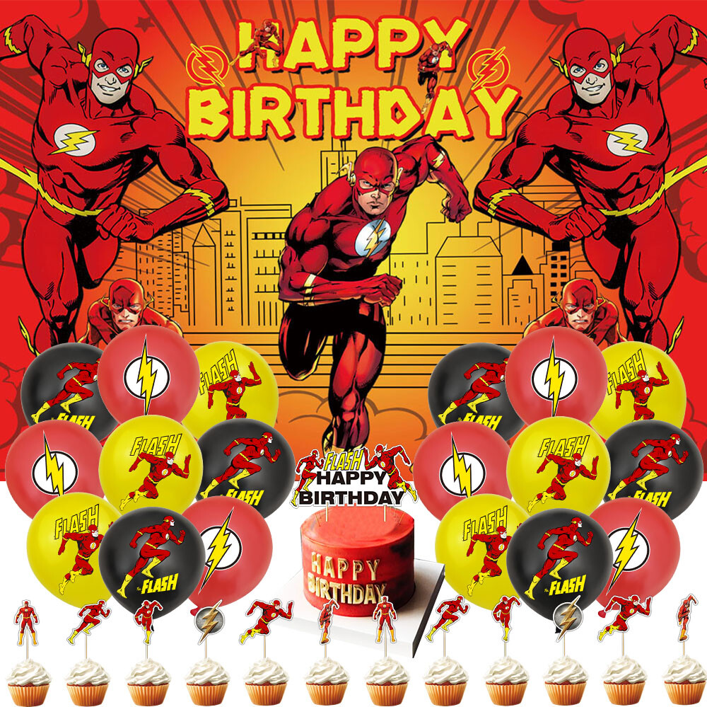 Cartoon Flash Happy Birthday Wallpaper