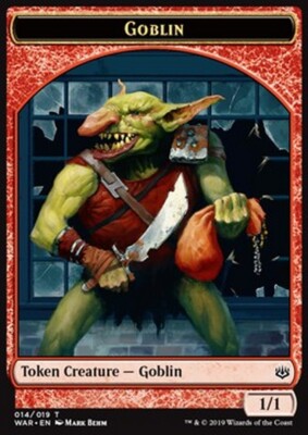 MRM ENGLISH Goblin 1/1 MTG magic WAR | eBay