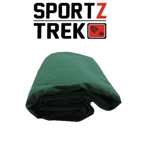 SPORTZTREK Green Sleeping Bag Liner 100% Cotton 190cm x 75cm Soft Touch ...