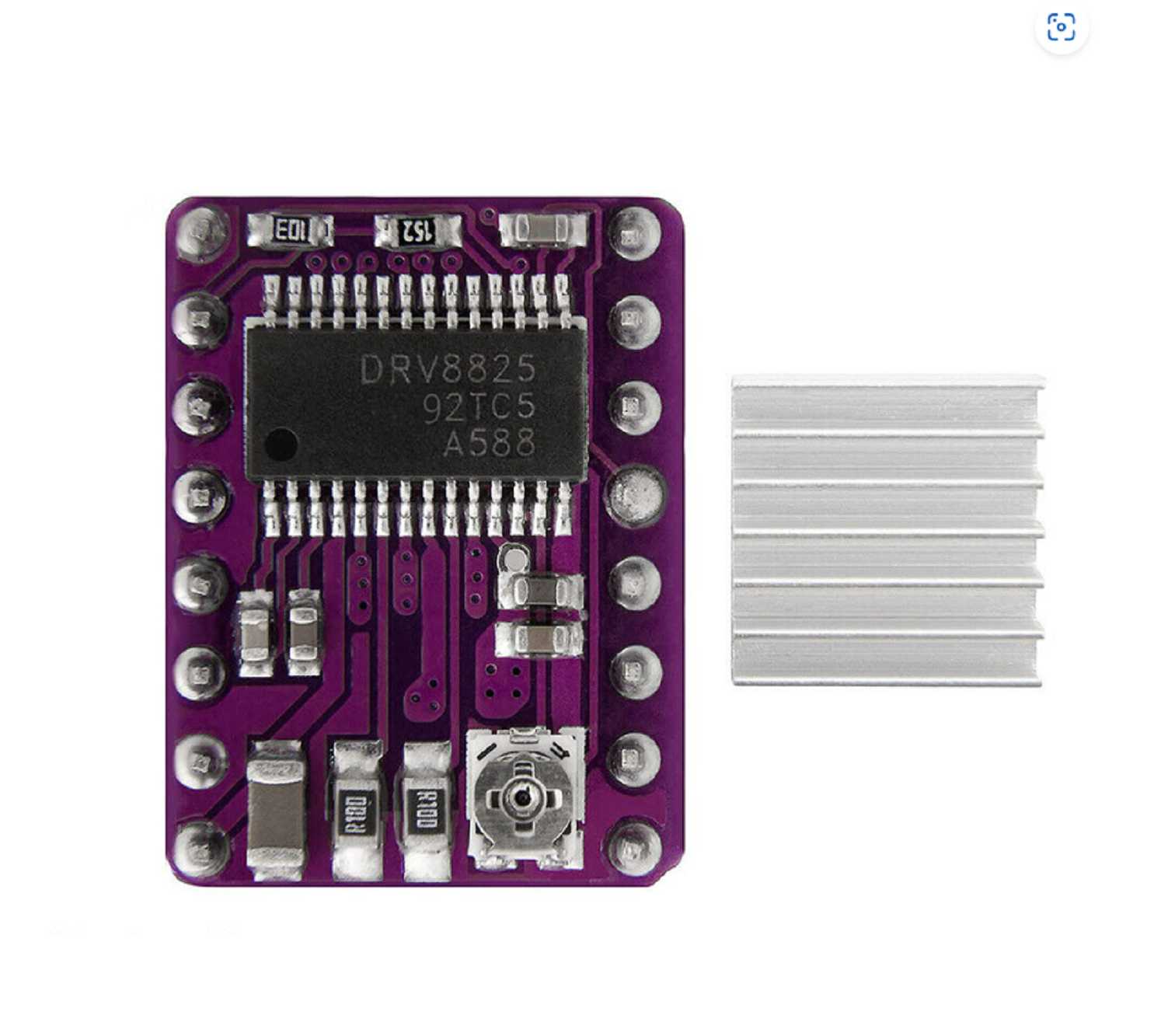 DRV8825 High Current Stepper Motor Driver for Reprap Prus RAMPS 3D ...