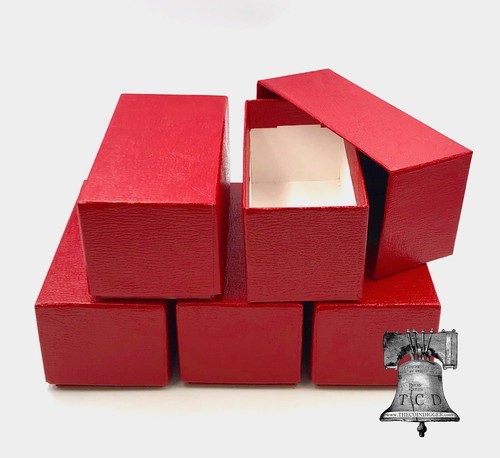 Coin Holder Storage Box 4.5x2x2 Red SINGLE ROW for 2x2 Flip Snap Case ...