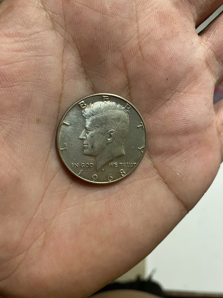 half dollar silver Coin 1968 | eBay