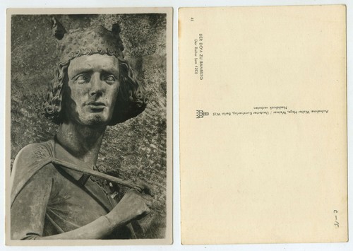 89697 - Dom zu Bamberg - Der Reiter - Echtfoto - alte Ansichtskarte | eBay