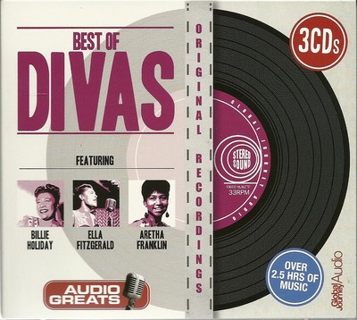 BEST OF DIVAS 3 CD BOX SET - BILLIE HOLIDAY * ELLA FITZGERALD & ARETHA ...