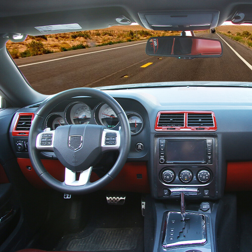 Center Console Full Set Interior Cover Trim Kit For 2009-14 Dodge ...