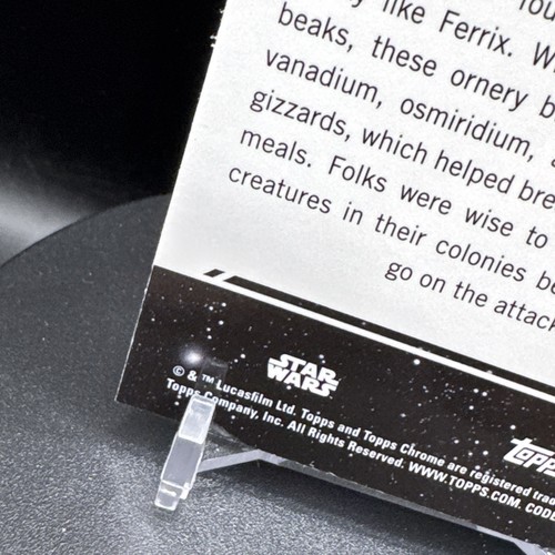 Steelpecker - 2024 Topps Chrome Star Wars #94 Skywalker Blue Refractor ...