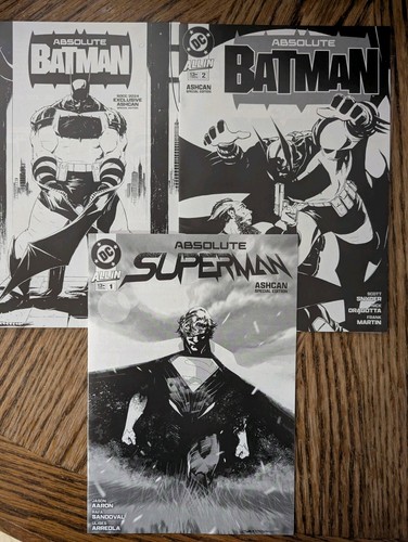 DC Absolute Batman #1 & #2 Ashcan PLUS Wonder Woman #1 | eBay
