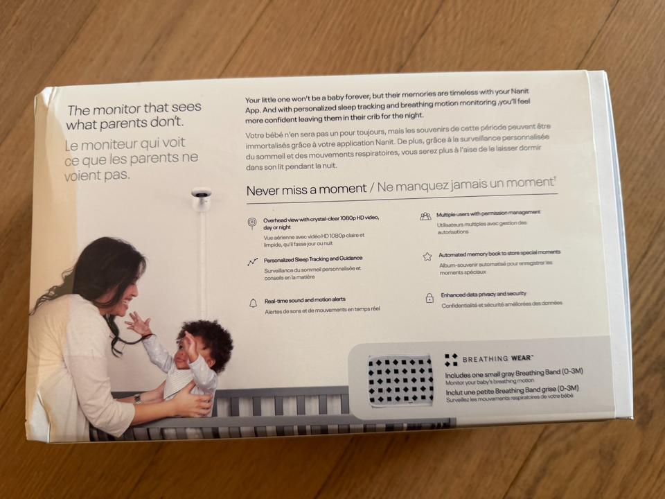 Nanit Pro Baby Monitor + Wall Mount – Open Box, Never Used | eBay