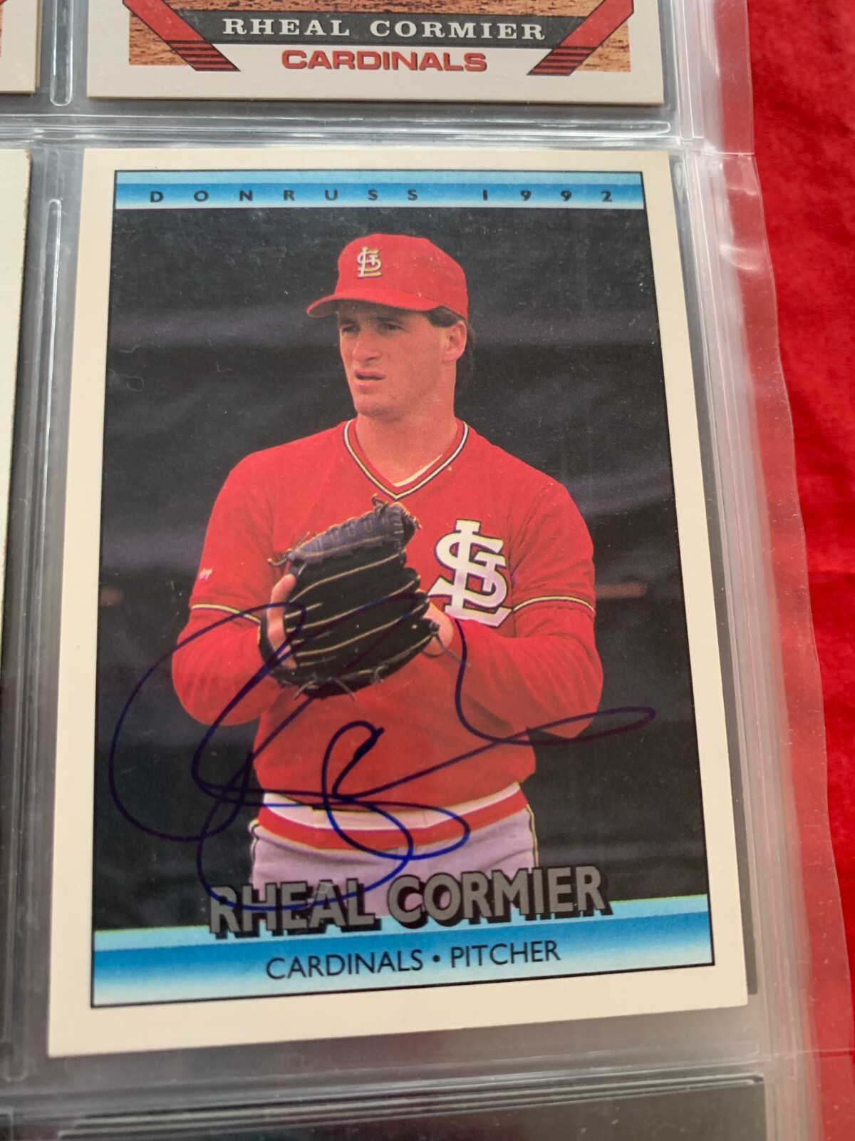 RHEAL CORMIER AUTOGRAPHED SIGNED 1992 DONRUSS CARD COA | eBay
