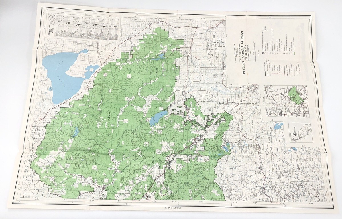 Map Of National Forests In California