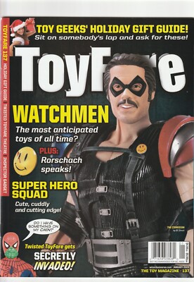 TOYFARE #137 TOY MAGAZINE / WATCHMEN / SUPER HERO SQUAD / TITAN ...