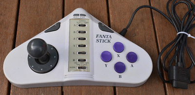 SUPER NINTENDO SUPER ADVANTAGE FANTA STICK CONTROLLER - RARE - TESTED ...