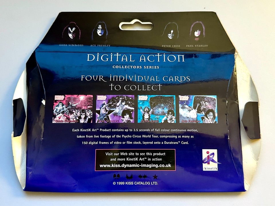 Kiss Lenticular Collector Series Trading Cards - Super Rare - Sold by ...