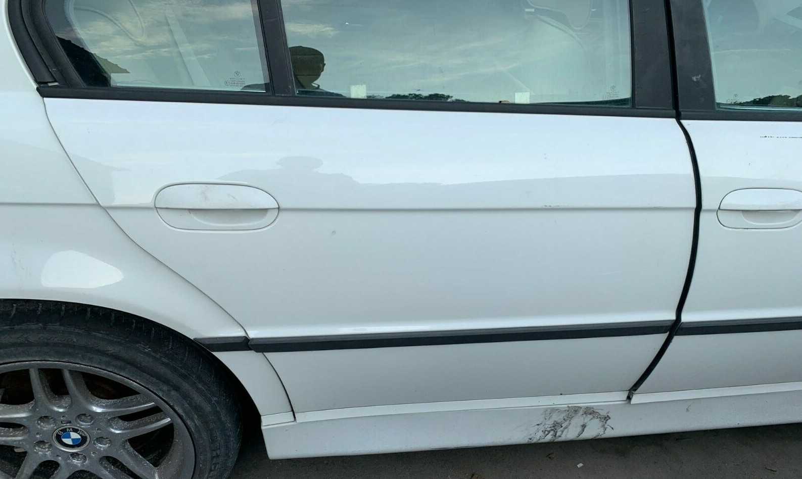 1997 1998 1999 2000 2001 BMW 740i E38 RIGHT REAR EXTERIOR DOOR PANEL ...