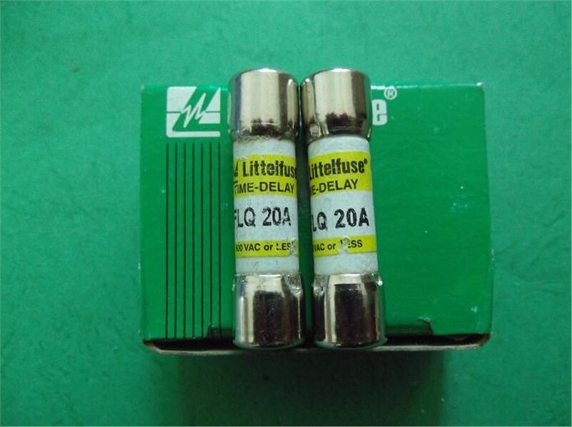 1Pcs FLQ-20 ( FLQ20A) Littelfuse 20Amp (20A) 500V Time Delay Midget ...