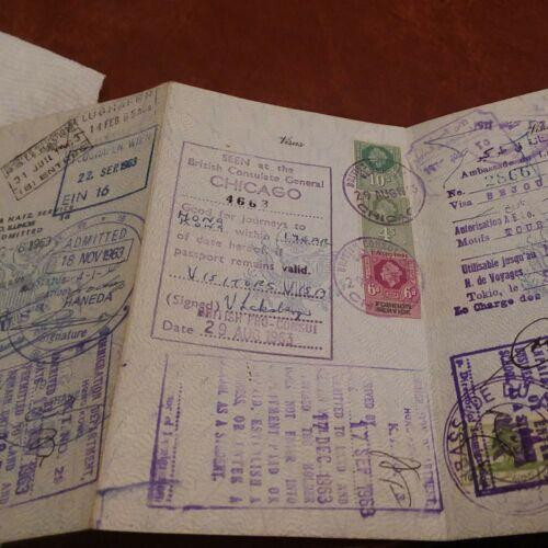 Mathias "Paddy" Bauler 4 passports issued in 1927, 1933, 1937, and 1961 ...