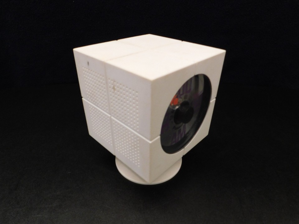 VINTAGE 1970s OLD PANASONIC PSYCHEDELIC ANTIQUE HIPPIE CUBE TRANSISTOR ...