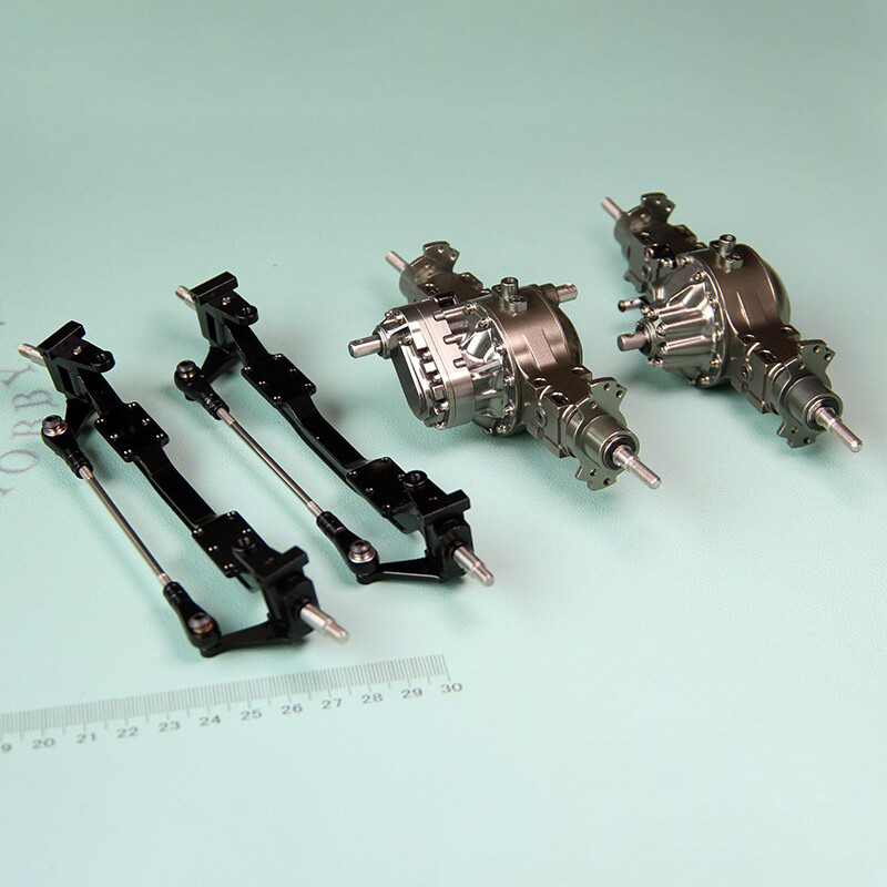 Metal CNC Unpowered Axle for 1/14 Tamiya RC Truck Car Scania 770S MAN ...