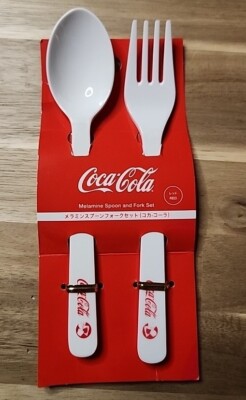 Coca Cola / Melamine Spoon & Fork Set JAPAN DAISO EXCLUSIVE | eBay