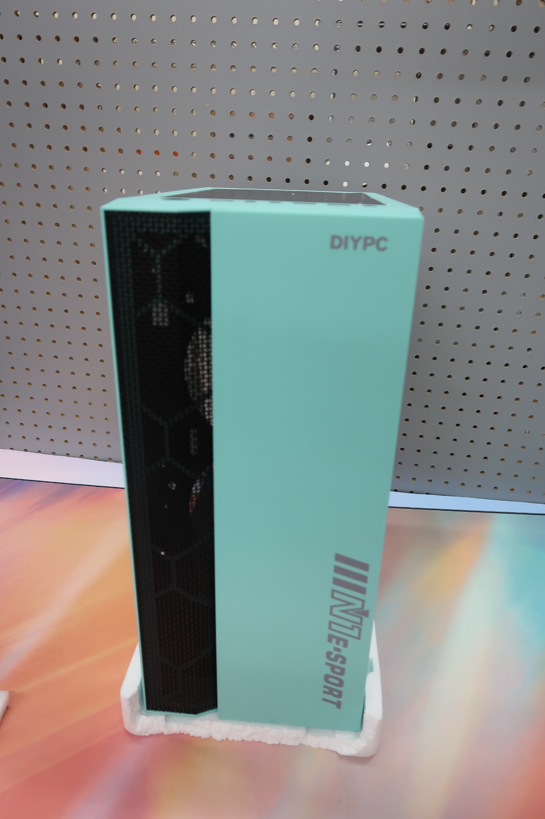 DIYPC Green Tempered Glass ATX Mid Tower Computer Case DIY-S08-G ...