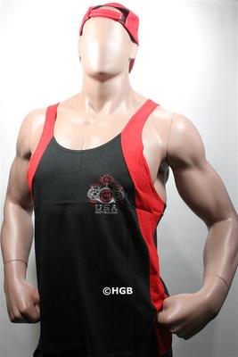 NEW Mens Workout NPC Bodybuilding Wear Fat Strap Tank Top Gym Clothing ...