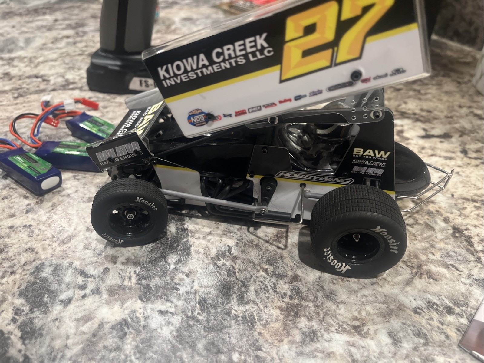 1RC Sprint Car With Custom Wrap And With 3 300mah Lipo Batteries | eBay