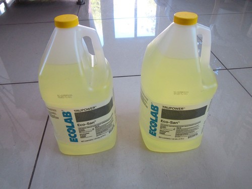 2 X Ecolab TRUPOWER Eco-San Commercial-Stregth Sanitizer, 1 Gallon ...