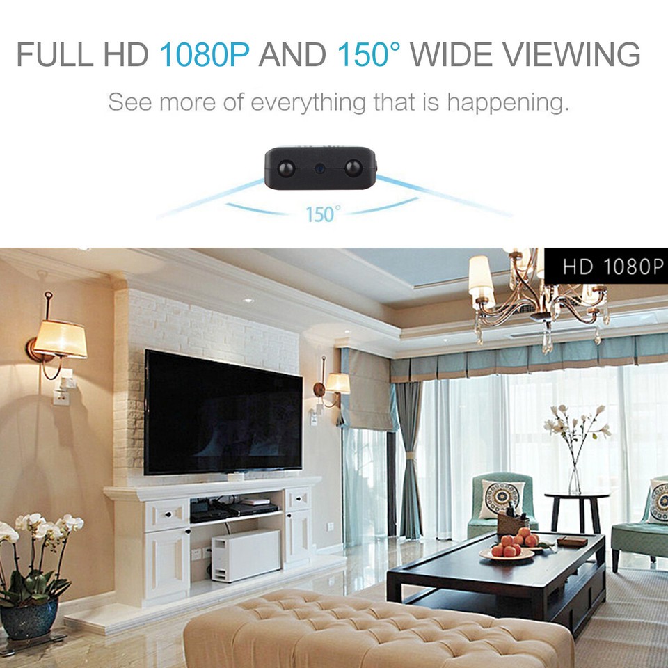New Mini Camera Full HD 1080P Night Vision Motion Home Security DVR ...
