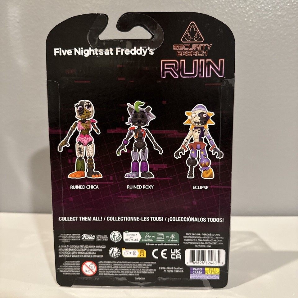 Funko Five Nights at Freddy's Security Breach Ruin RUINED ROXY Figure ...