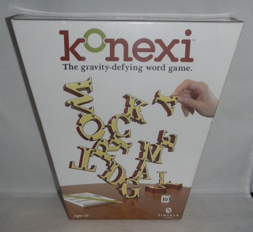 NEW Sealed Konexi The Gravity Defying Word Game Zimzala 2010 | eBay