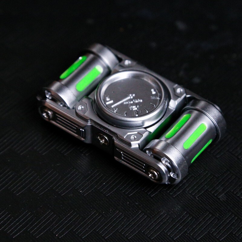 Luminous Punk Fidget Toy EDC Metal Fidget Spinner Stress Relief Toy ...