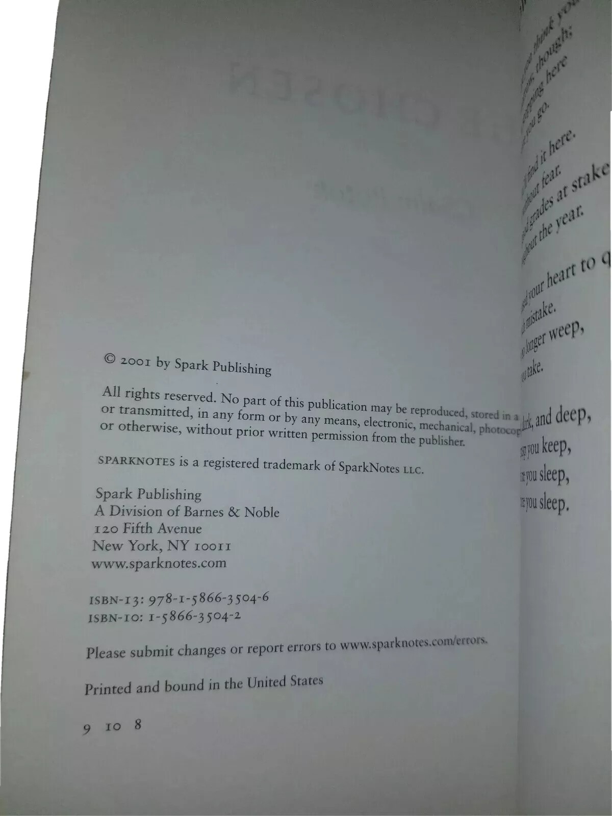 The Chosen. SparkNotes Study Guide. Book By Chaim Potok. | eBay