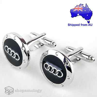 Silver & Black Car Logo Cufflinks | eBay