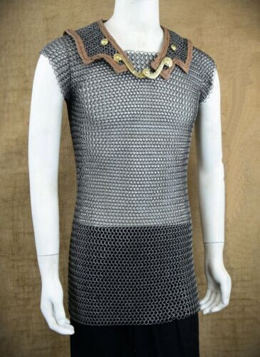 chain mail butted roman lorica hamata Extra Large size medieval hamata ...