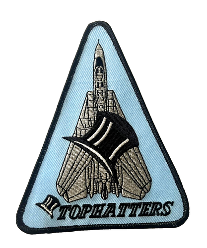 US NAVY VF-14 TOPHATTERS FIGHTER SQUADRON TRIANGLE PATCH N12 | eBay