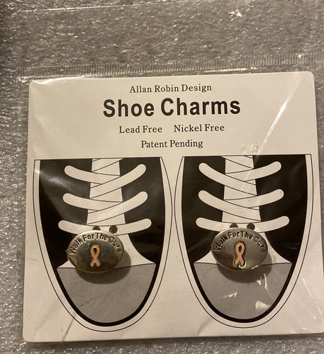 Pink Ribbon SHOE CHARMS Lace Breast Cancer Awareness Walk Cure Athletic ...