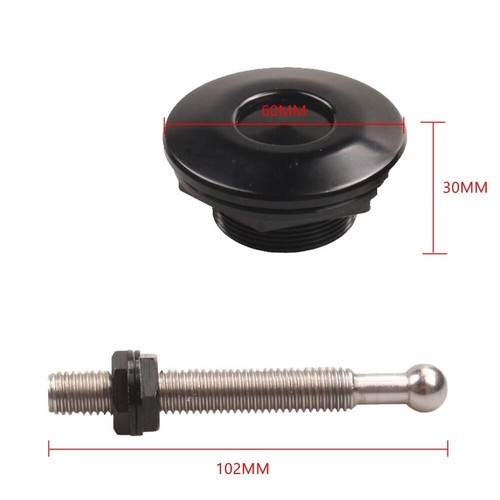 60mm Push Button Quick Release Hood Bonnet Pins Lock Clip Car Bumper ...