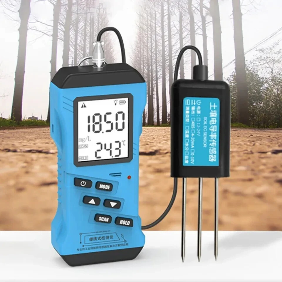 4 in 1 Rapid Soil Tester Meter Nitrogen Phosphorus Potassium EC PH ...