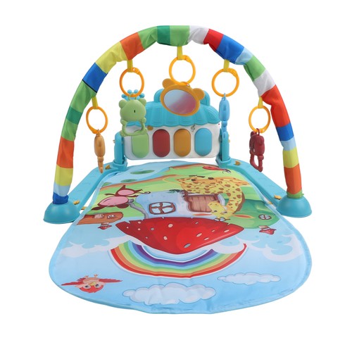 New Baby Gym Play Mat Learning Sensory Sound Infant Kick Play Piano Mat ...